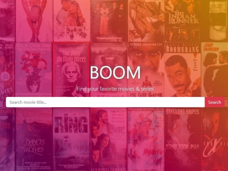 Boom - A Simple Movie Search App by Primadika Dwijantara on Dribbble