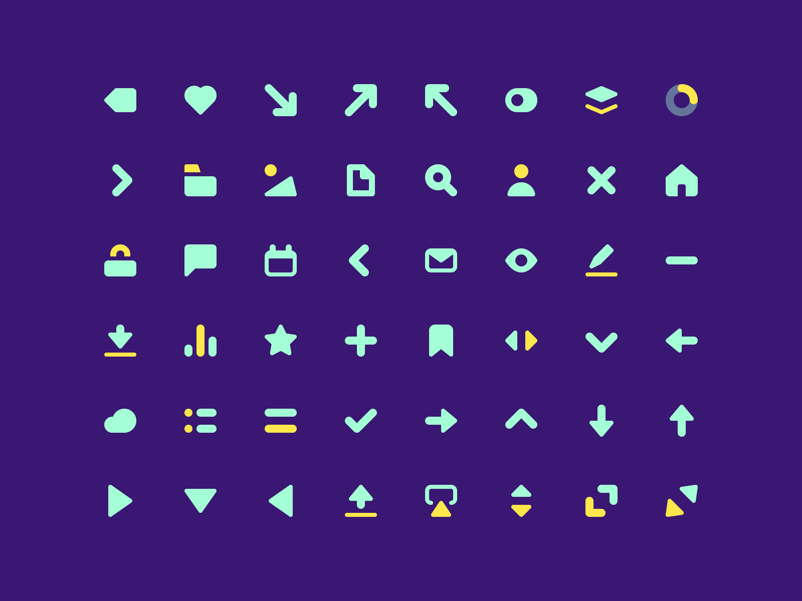 Free Icons: 8px Bites by Sebastiano Guerriero for Nucleo on Dribbble