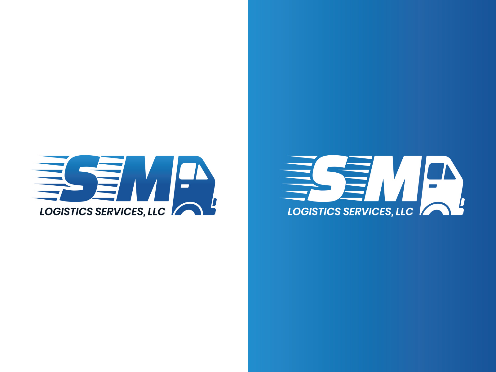 SM LOGISTICS SERVICES LLC Logo Design by Ramjan Hossain on Dribbble
