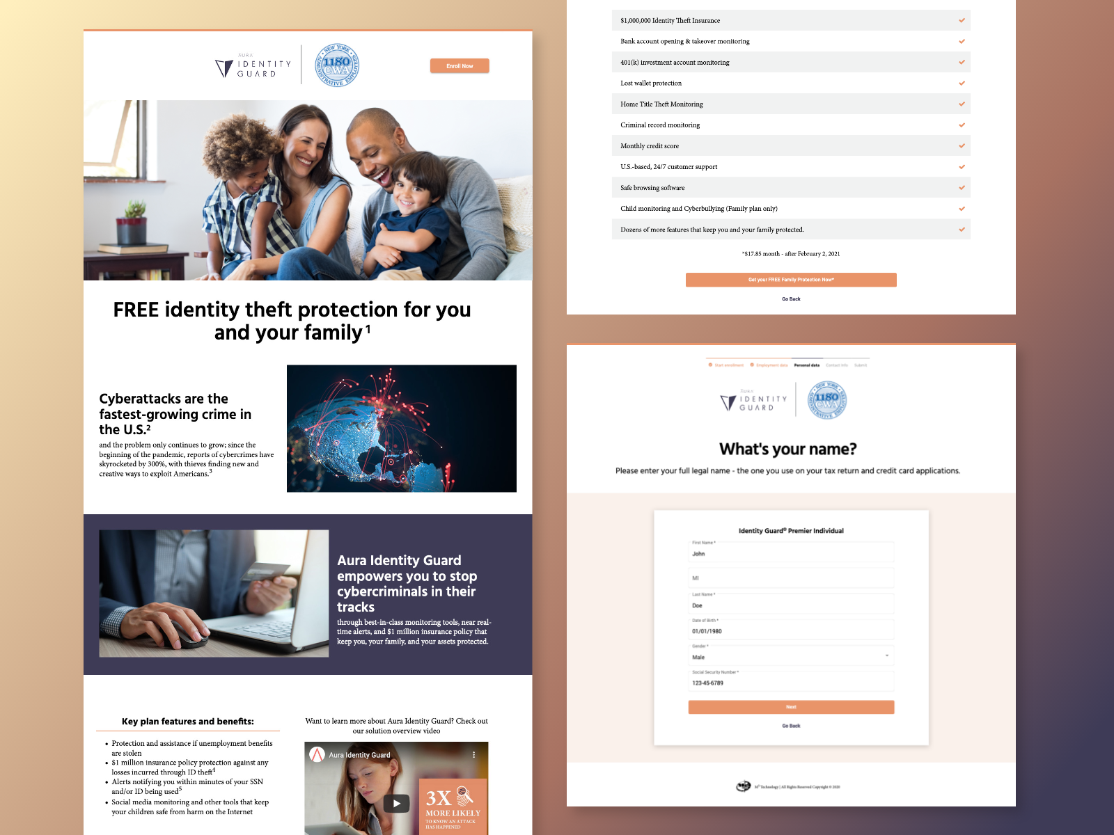 Aura - Identity Guard by Kevin Revoir on Dribbble