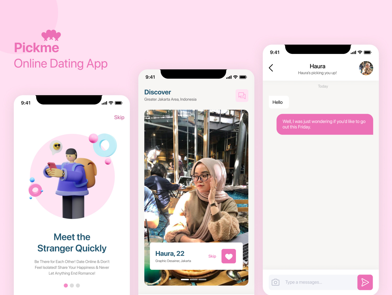 Dating App UI Inspiration by farel al-ghiffary on Dribbble