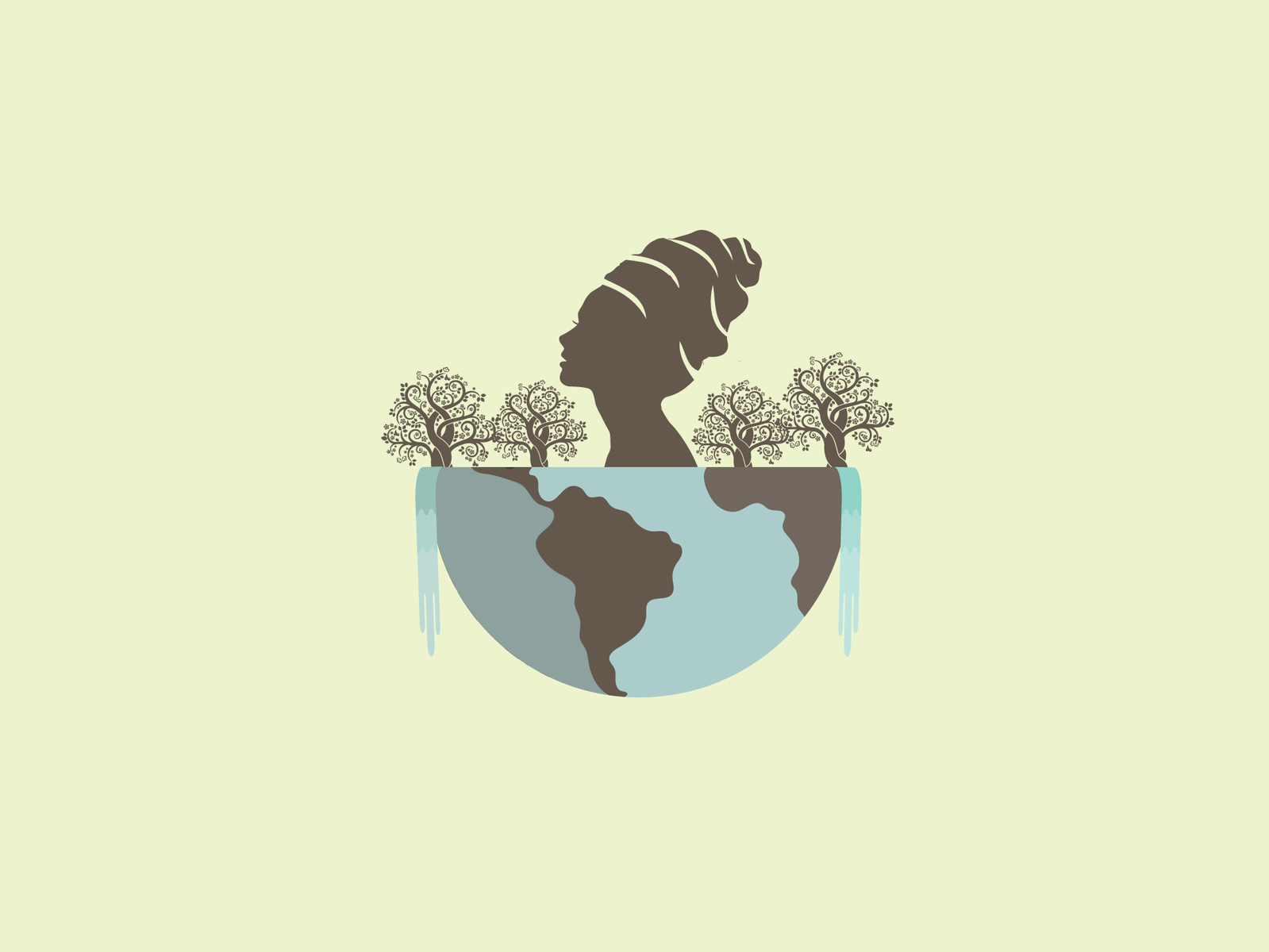 Earth Lady by Snouky on Dribbble