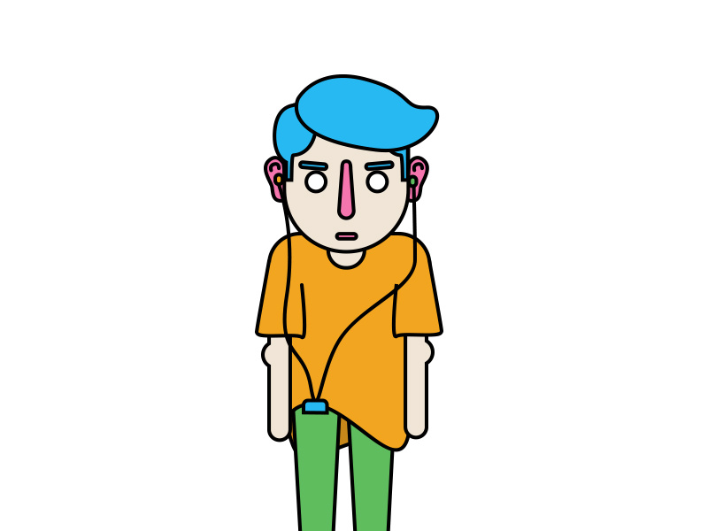 Music Man by Rosie Phillpot on Dribbble