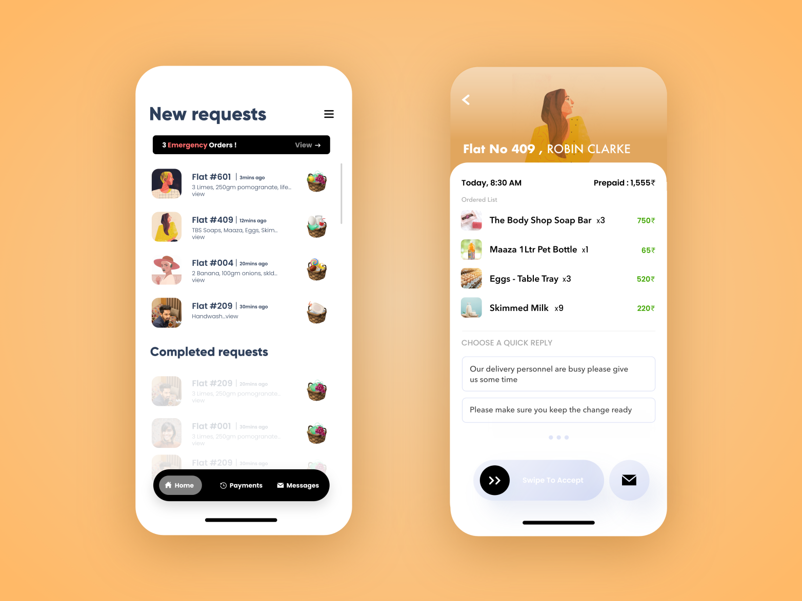 Retailer Orders Tracking by Om Prakash on Dribbble