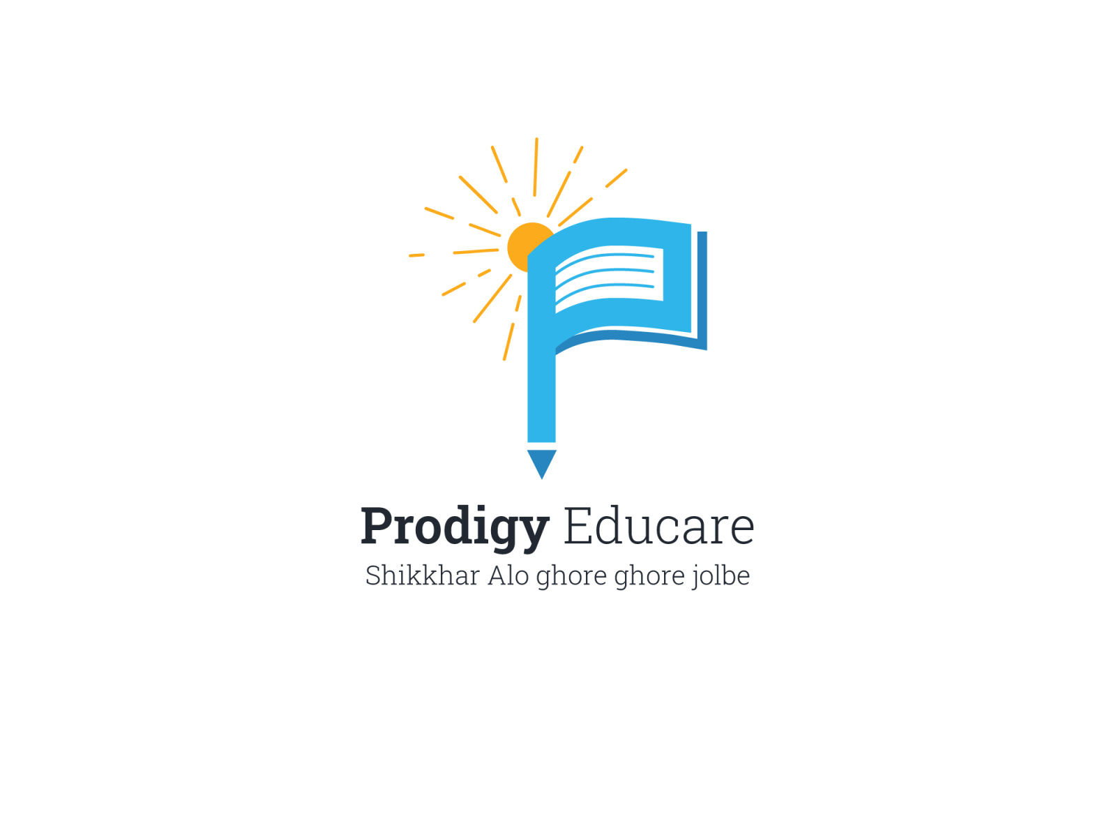 Logo design for Prodigy Educare by Odvut Designer on Dribbble
