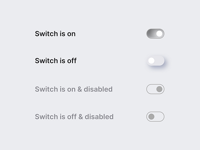Neumorphism Controls (radiobuttons, checkbox & switches) by Ricardo ...