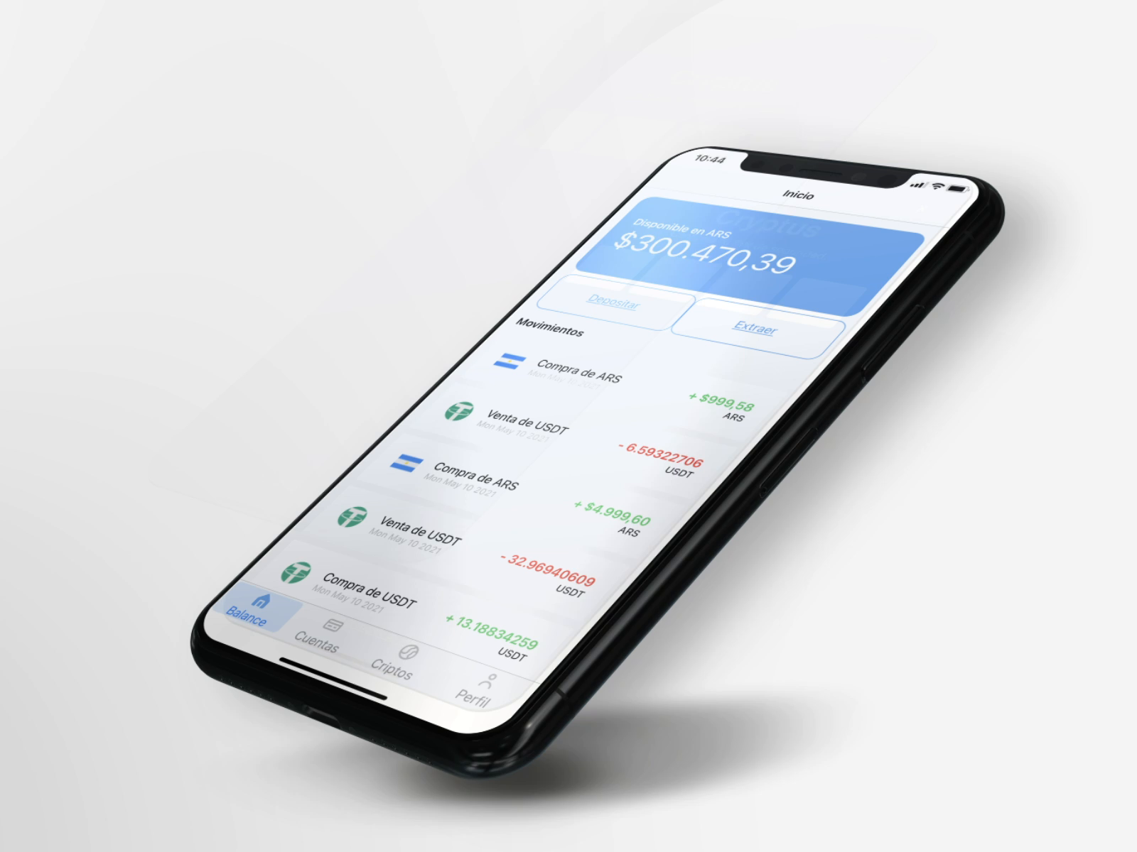 Cryptus - UI Screens by Santiago Garbers on Dribbble
