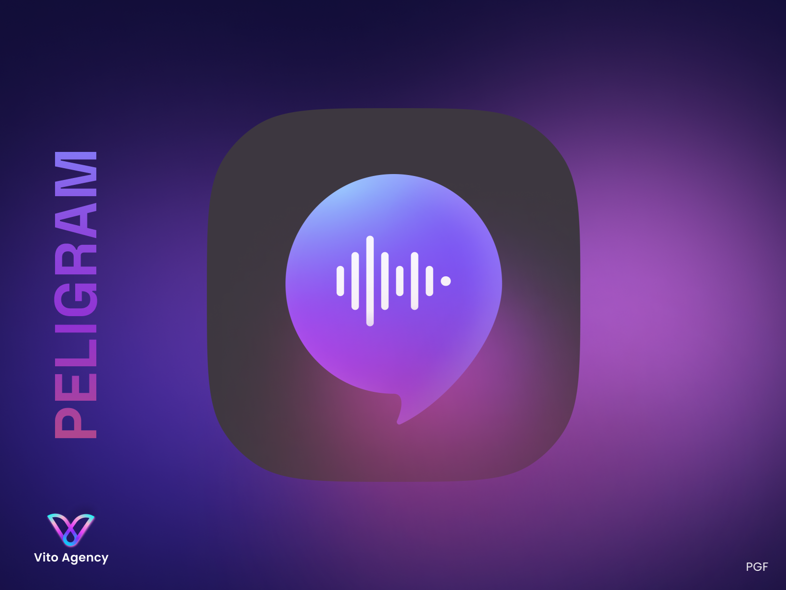 Logo Messenger iOS App by Vito on Dribbble