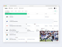 Hulu Mobile Live TV Guide by Sam Gates on Dribbble
