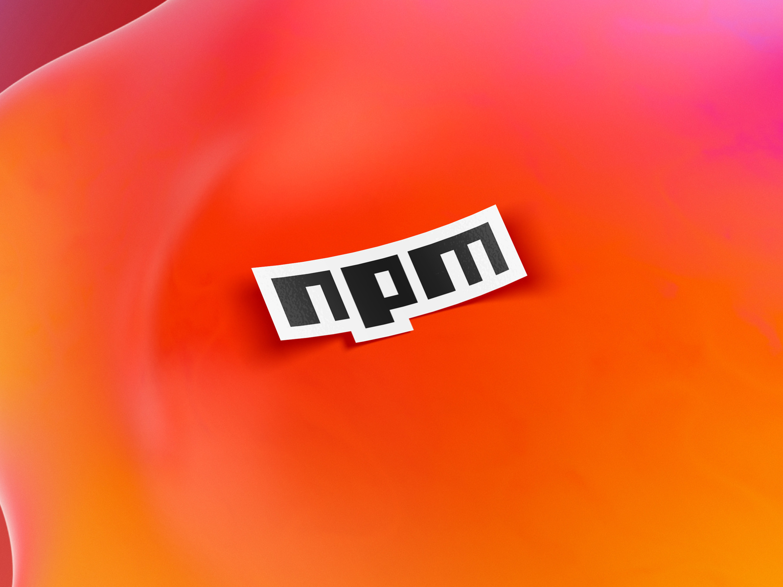 npm sticker by Alexander Parker on Dribbble