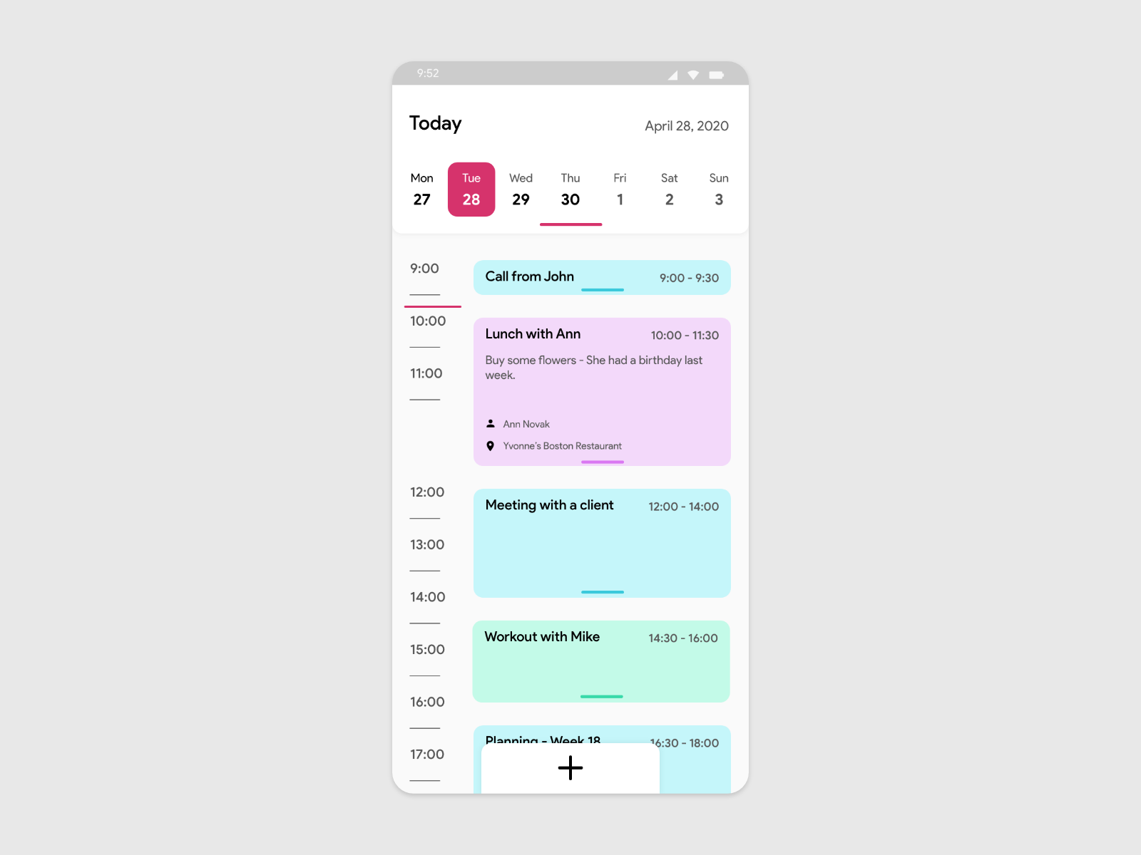 Task Manager UI by Krzysiek Głąb on Dribbble