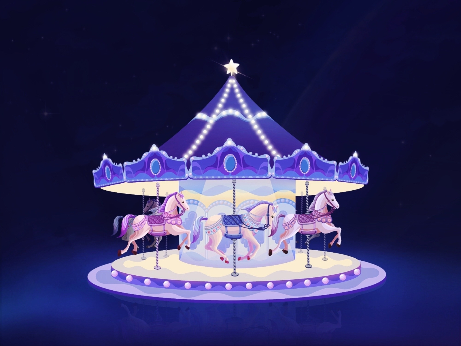Merry-go-round by Sence花 on Dribbble