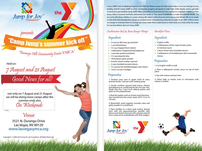 Jump 4 Joy Event Flyer by Gurpreet Singh on Dribbble