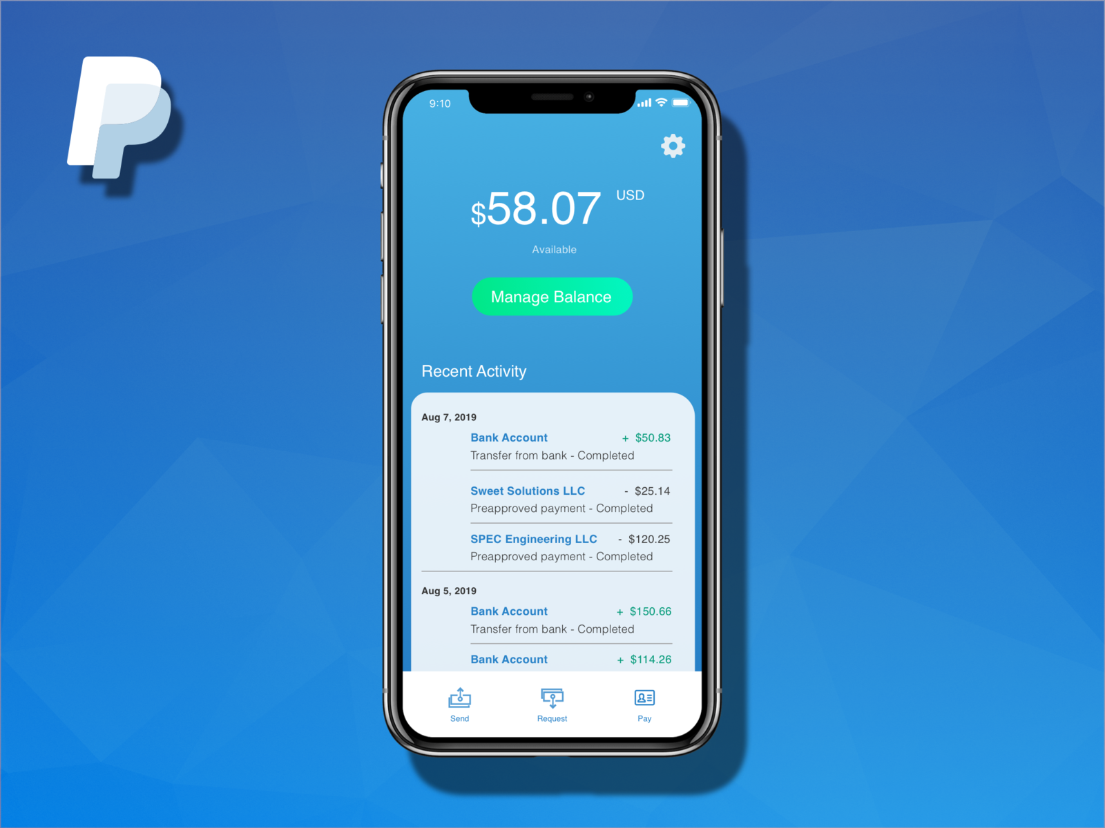 Paypal Dashboard Redesign by Conor Moran on Dribbble