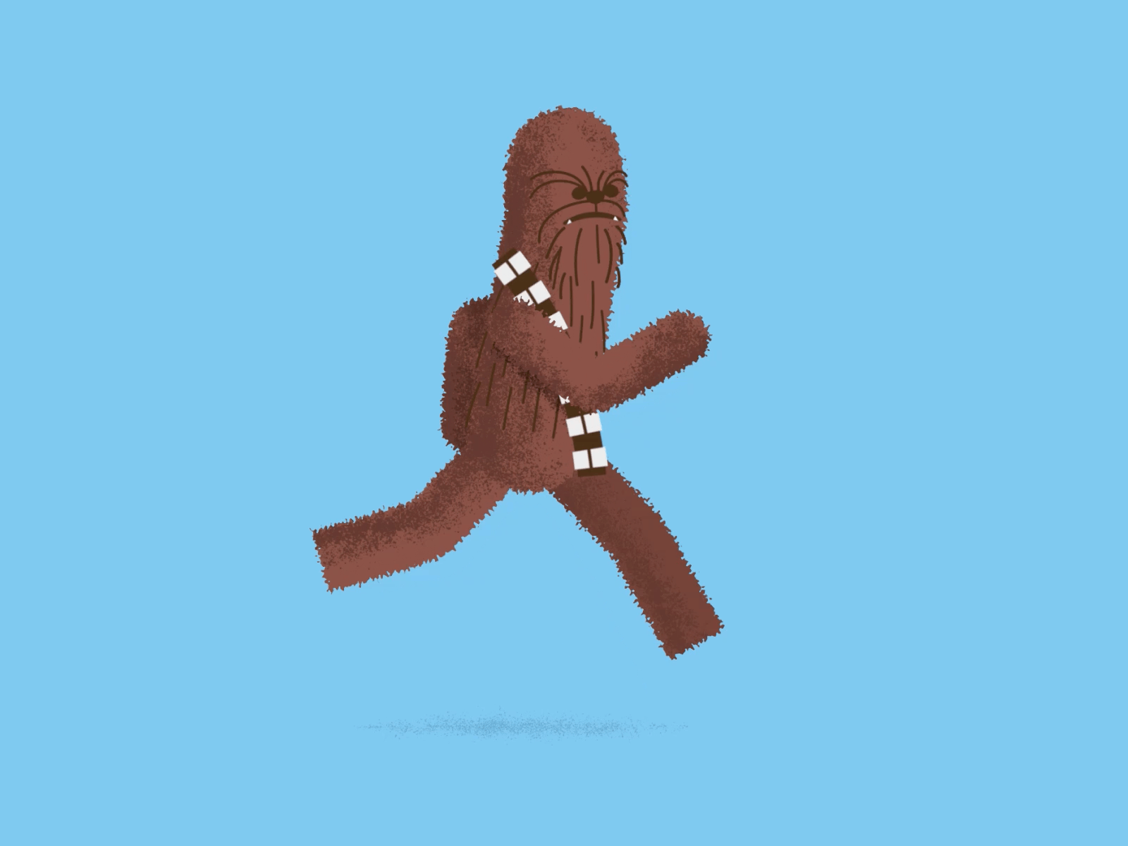 Chewbacca Run Cycle by Robert Rivellino on Dribbble