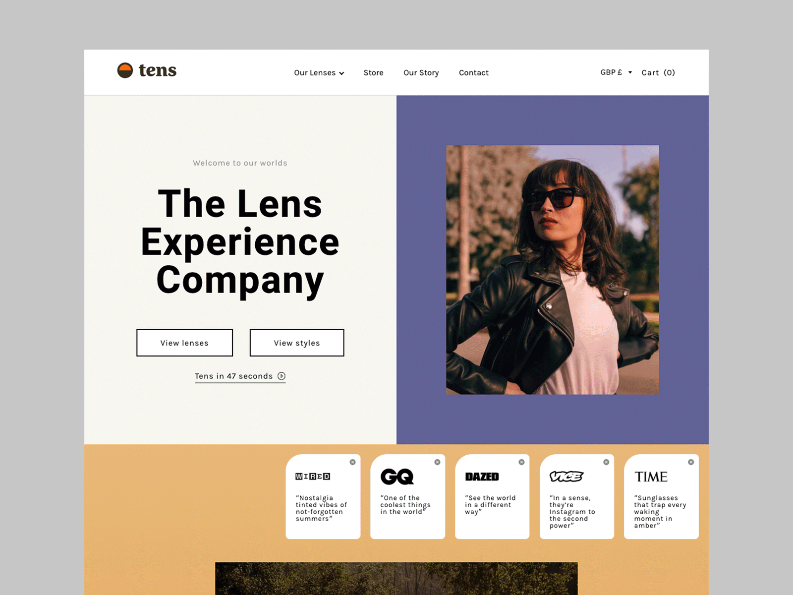 Tens 2020 Site Details By Joel On Dribbble