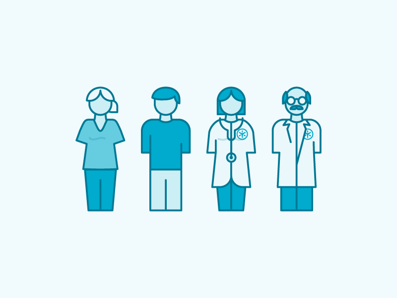 Hospital People by Richard de Ruijter on Dribbble