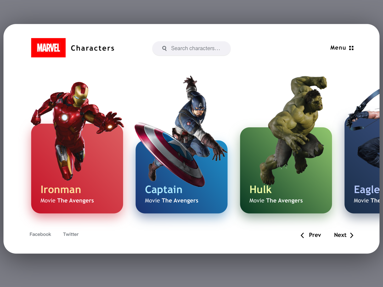 Hero Wep by Qiang Wang on Dribbble