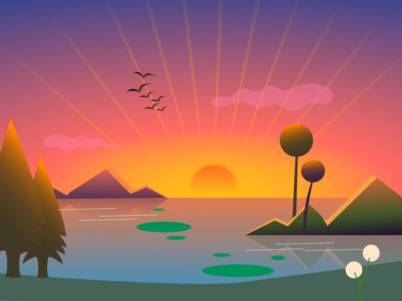 Impression_Sunrise by Raman Bhardwaj on Dribbble