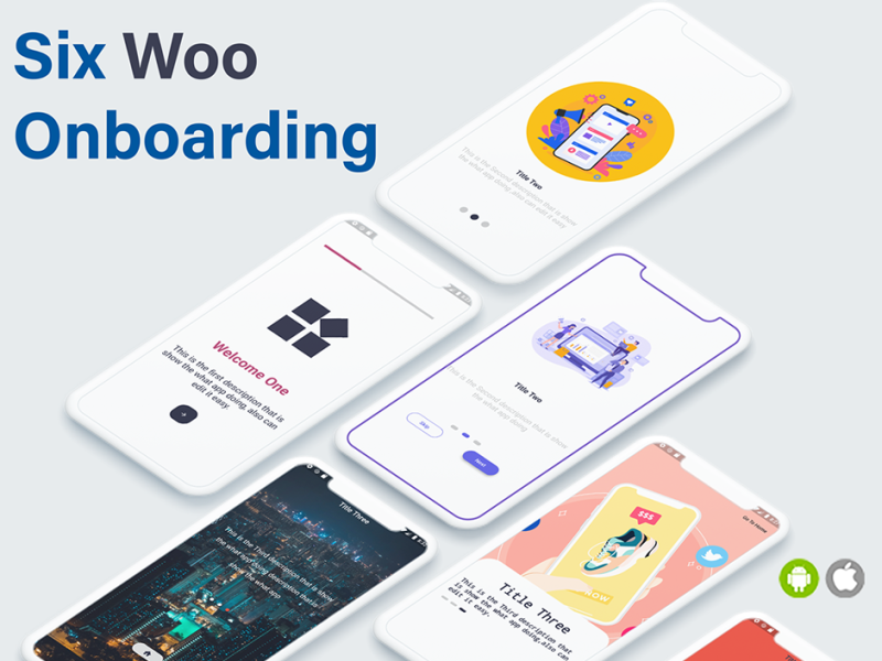 Flutter Onboarding 6 Styles By Bahaa Taha On Dribbble 