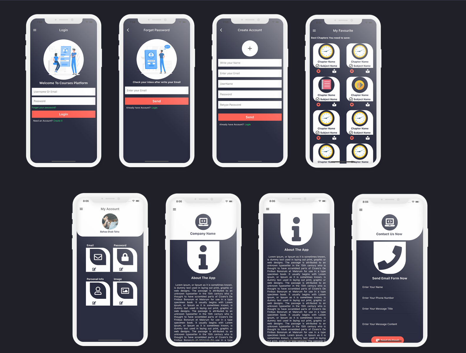 LMSKit - Flutter Course Academy Kit - Ios and Android Home page by ...