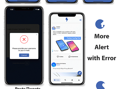 Flutter Social Media App with Dashboard -Ios, and Android by bahaa taha ...