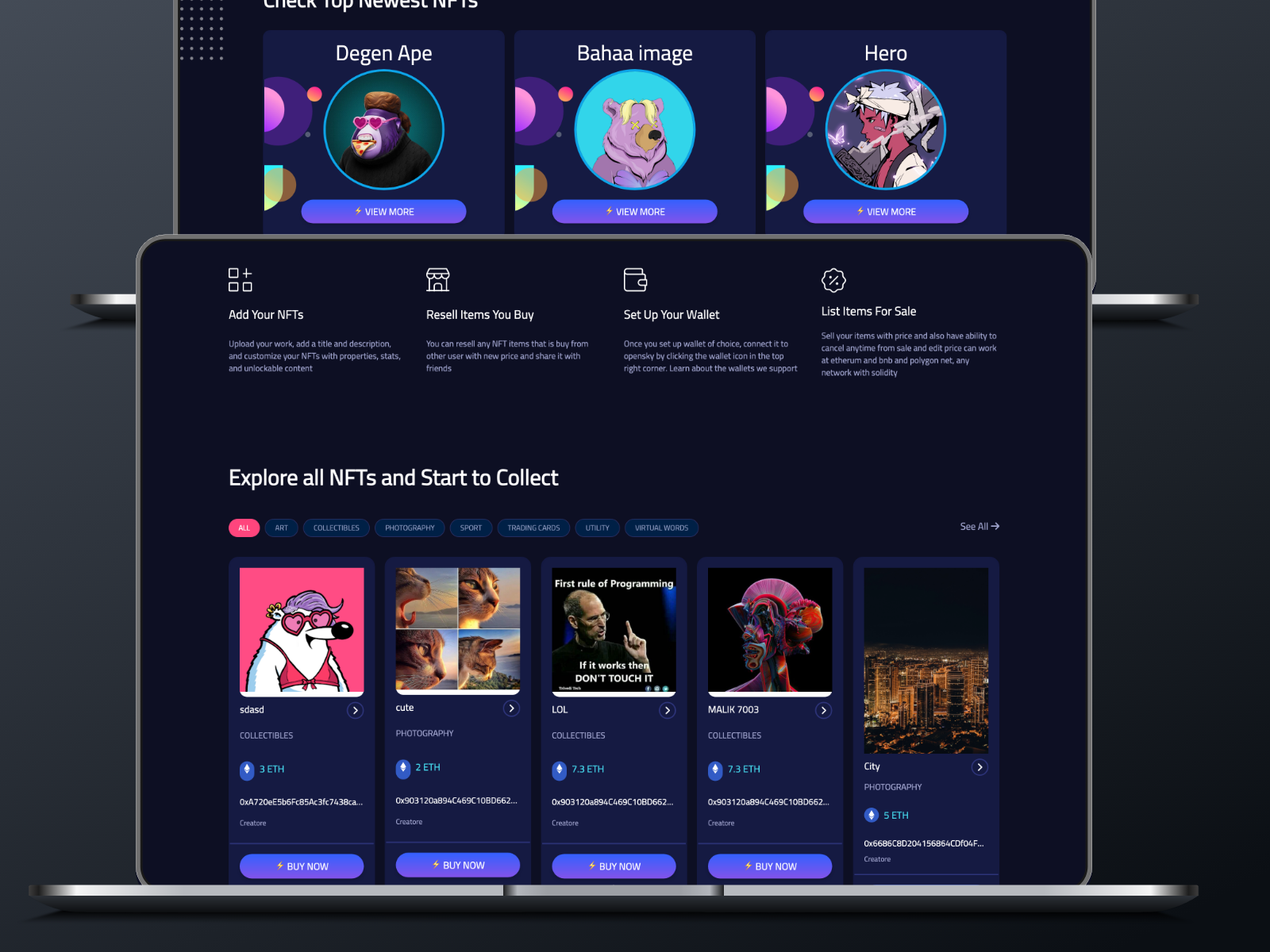 Opensky Full Nft Marketplace Next Js And Solidity By Bahaa Taha On Dribbble