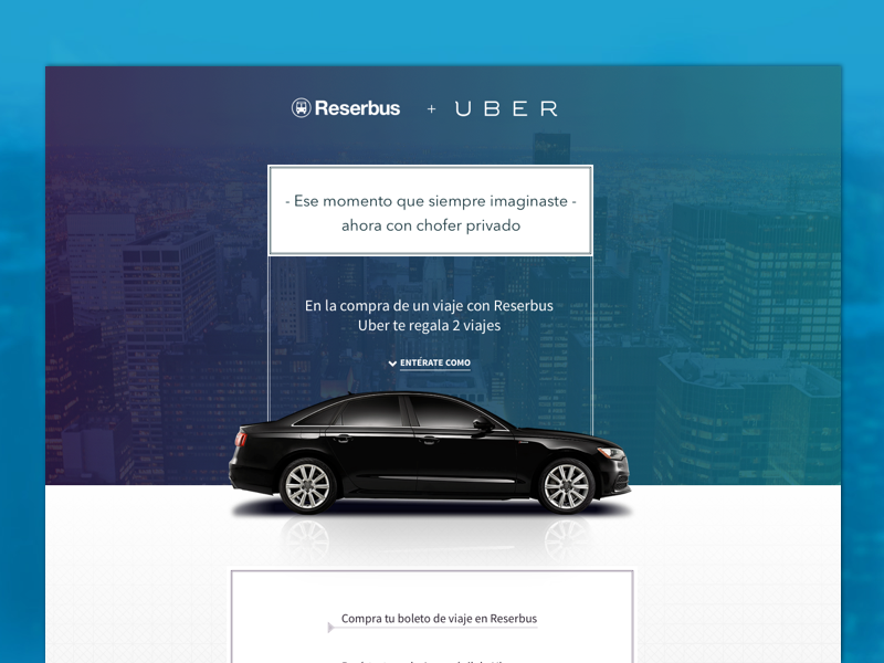Uber promotion by Sebastian Gzz on Dribbble