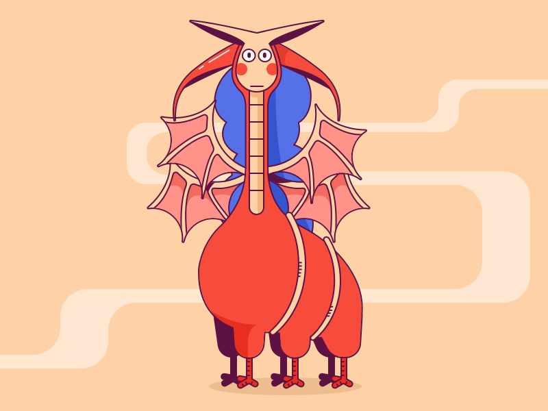 BIG Bird Monster by Rice Tang on Dribbble