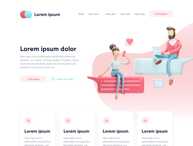 Community platform website by Social Brothers on Dribbble