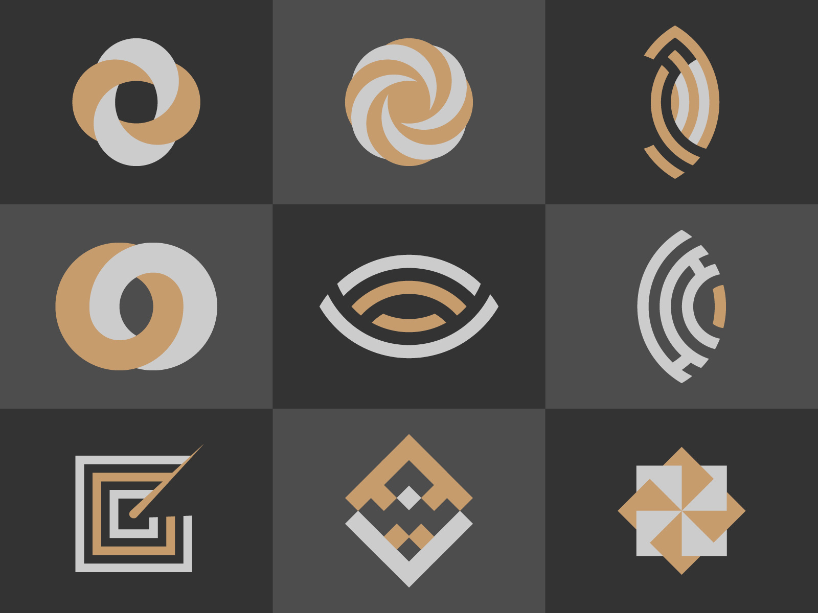 Geometric Logo Series 2 by KH Studio on Dribbble