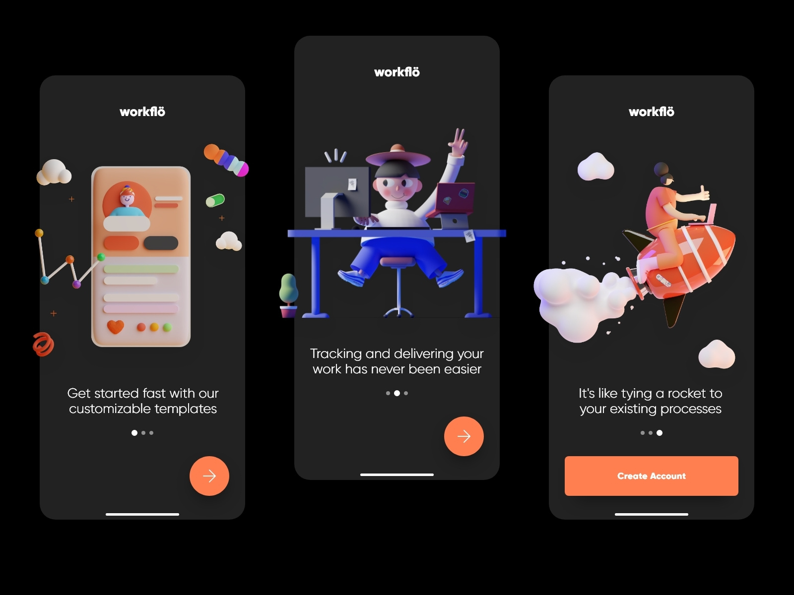 Workflo by Brandon Zacharias on Dribbble