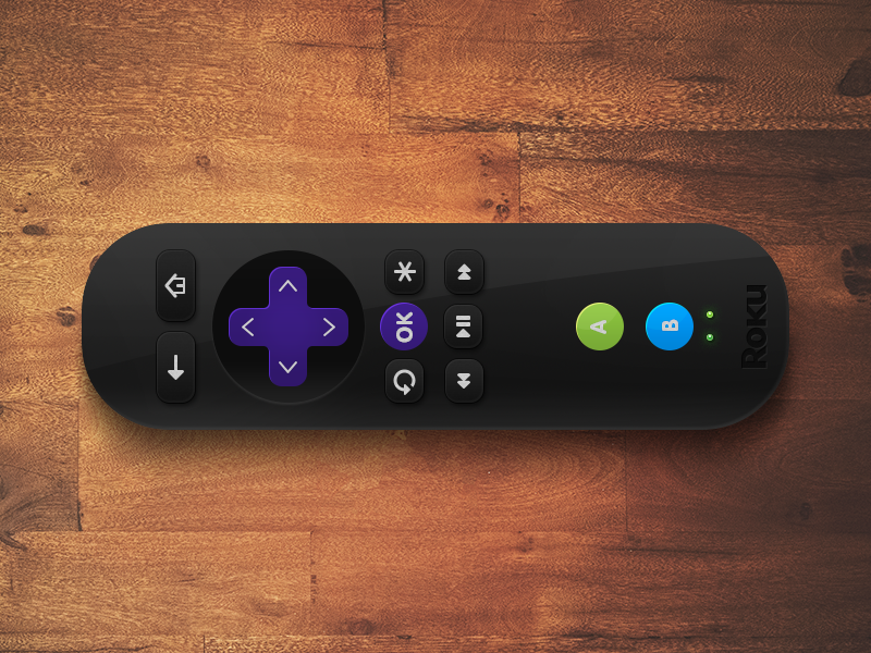 Roku Remote by Jesse Kirkcaldy-Lash for H1 Studios on Dribbble