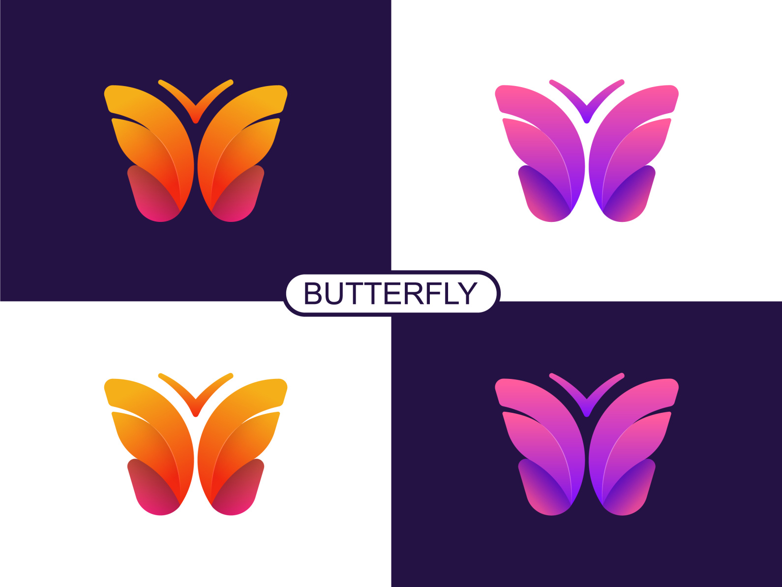 Modern Butterfly Logo Design by Graphixio Studio on Dribbble
