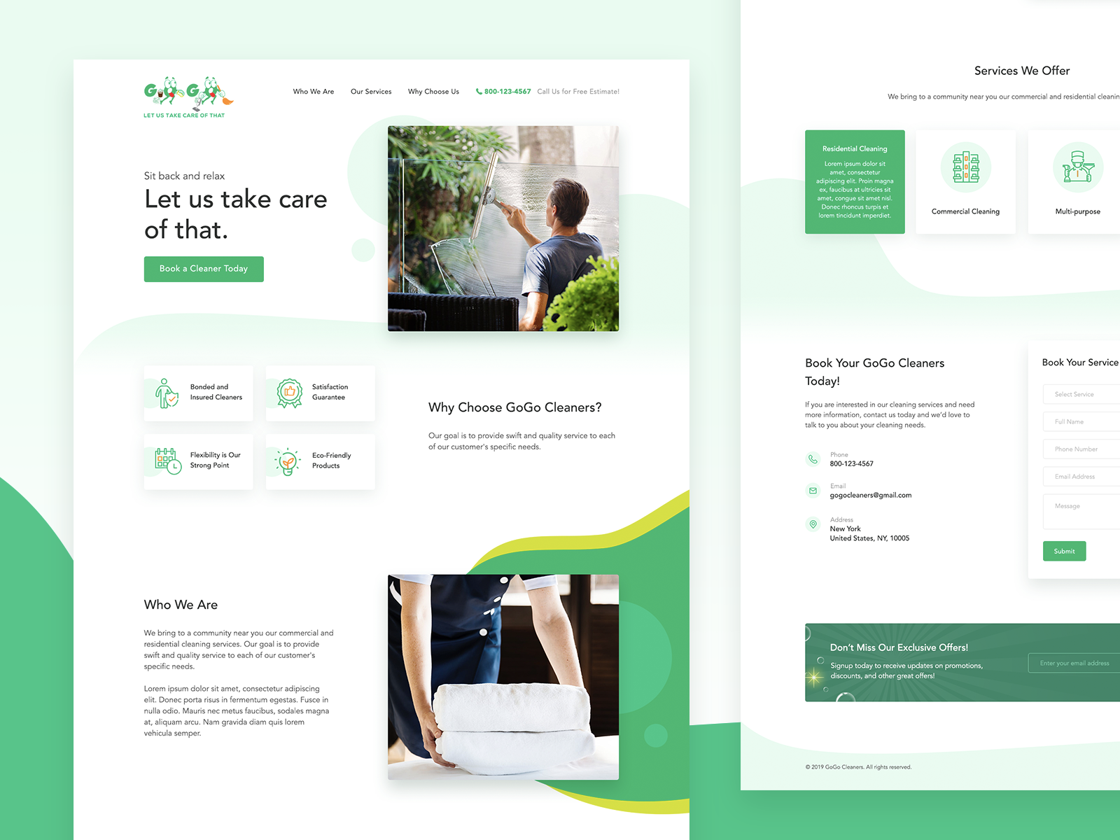 Go Go Landing Page by Susette Ignacio on Dribbble