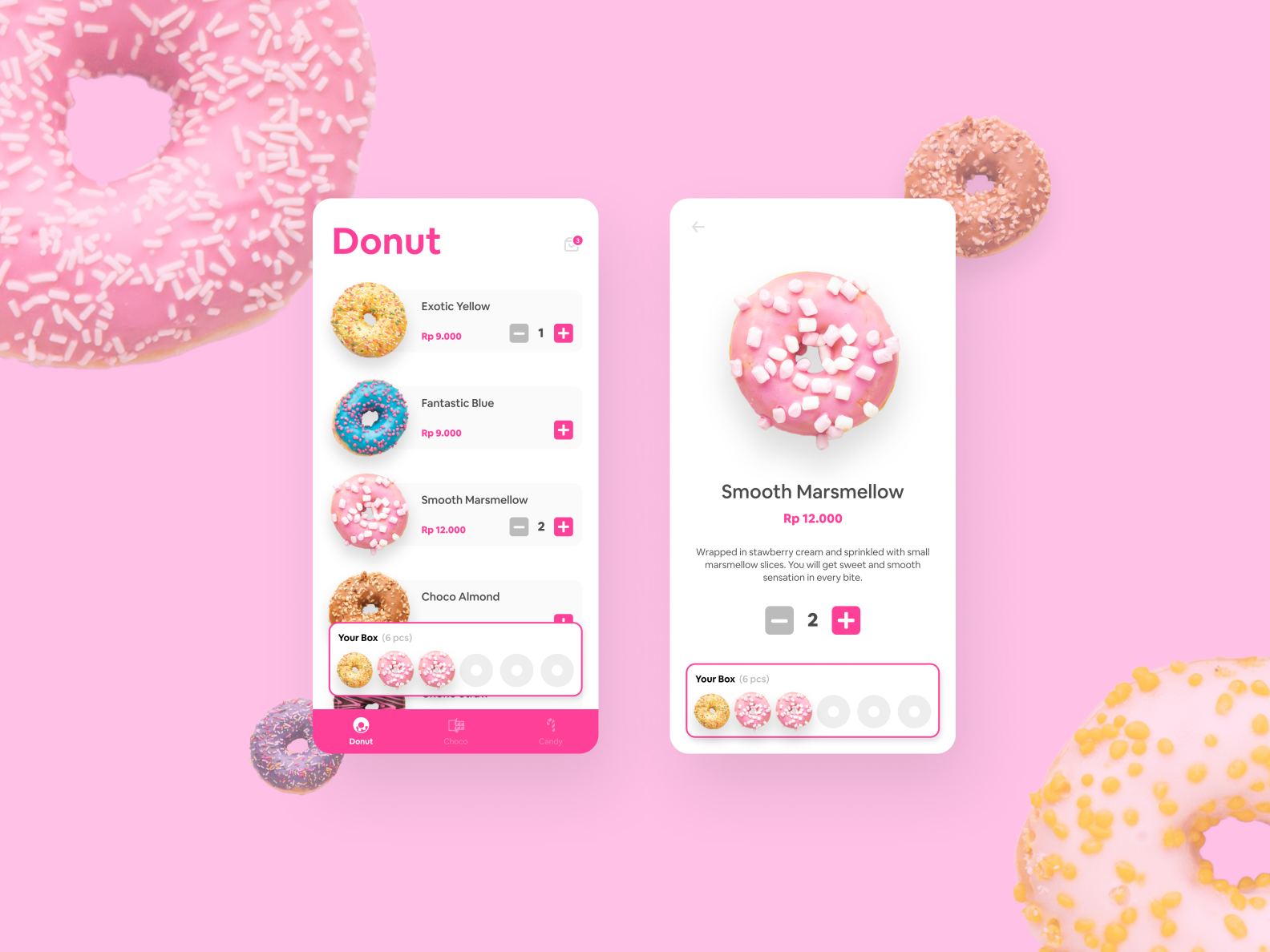 Donuts Store - Design Exploration by Rahmat Raditya on Dribbble