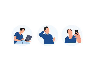 Users Using Device by Rafa Sultan on Dribbble