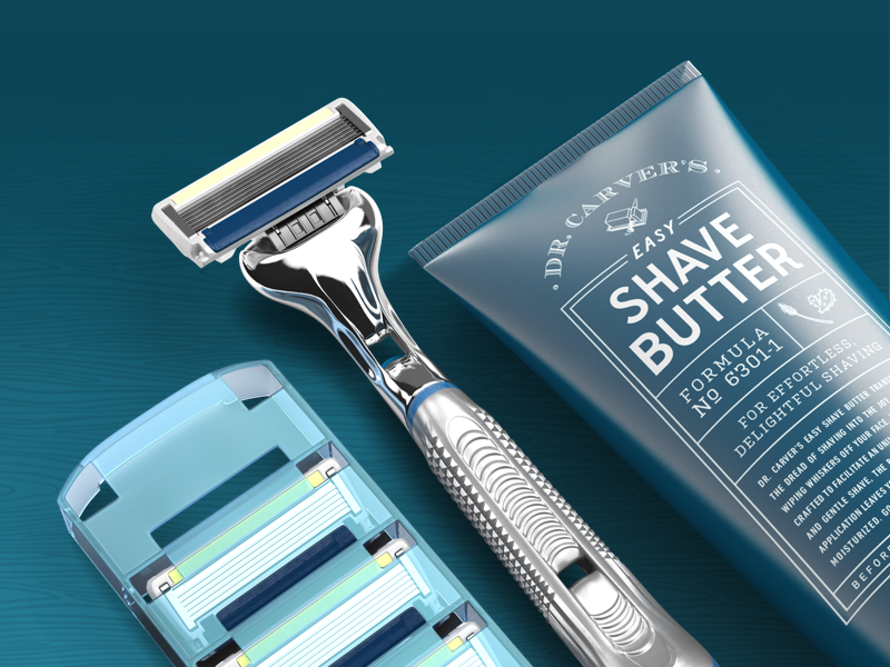 Executive Razor + Shave Butter by Marcus Silva for Dollar Shave Club on ...