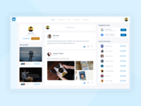Dribbble - LinkedIn Redesign.png by Sujit Das