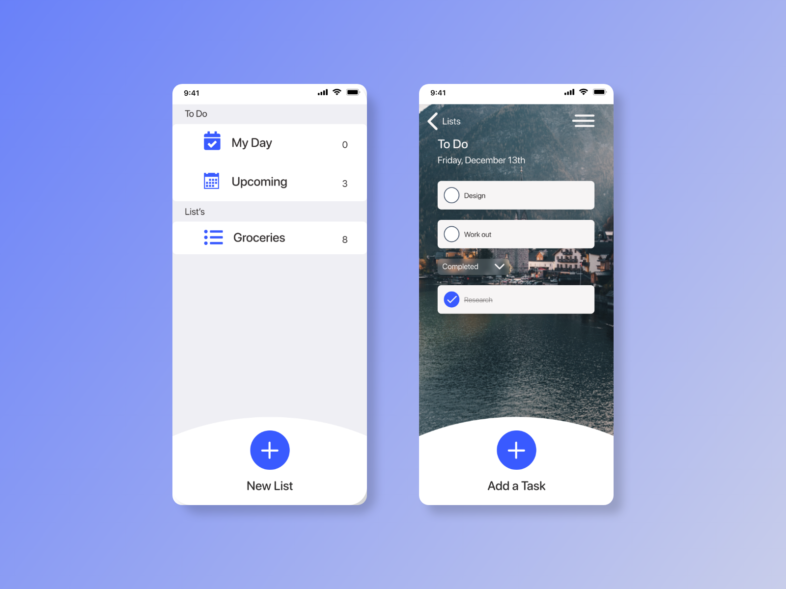To Do List app by Mark Feilberg on Dribbble
