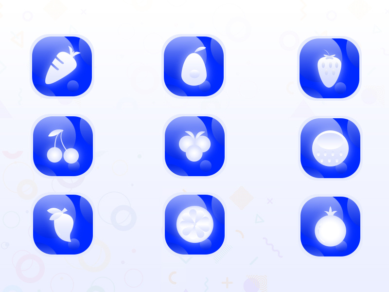 Fruits icons by Sandeep Mandloi™ on Dribbble