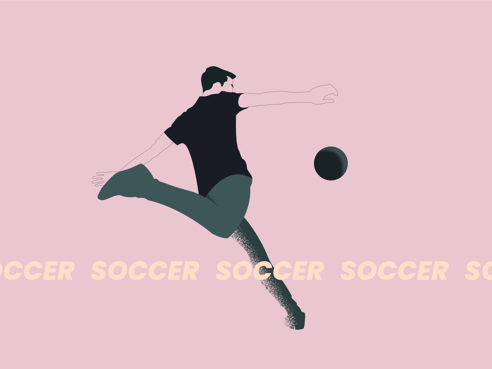 Soccer Player by Tim Jernigan on Dribbble