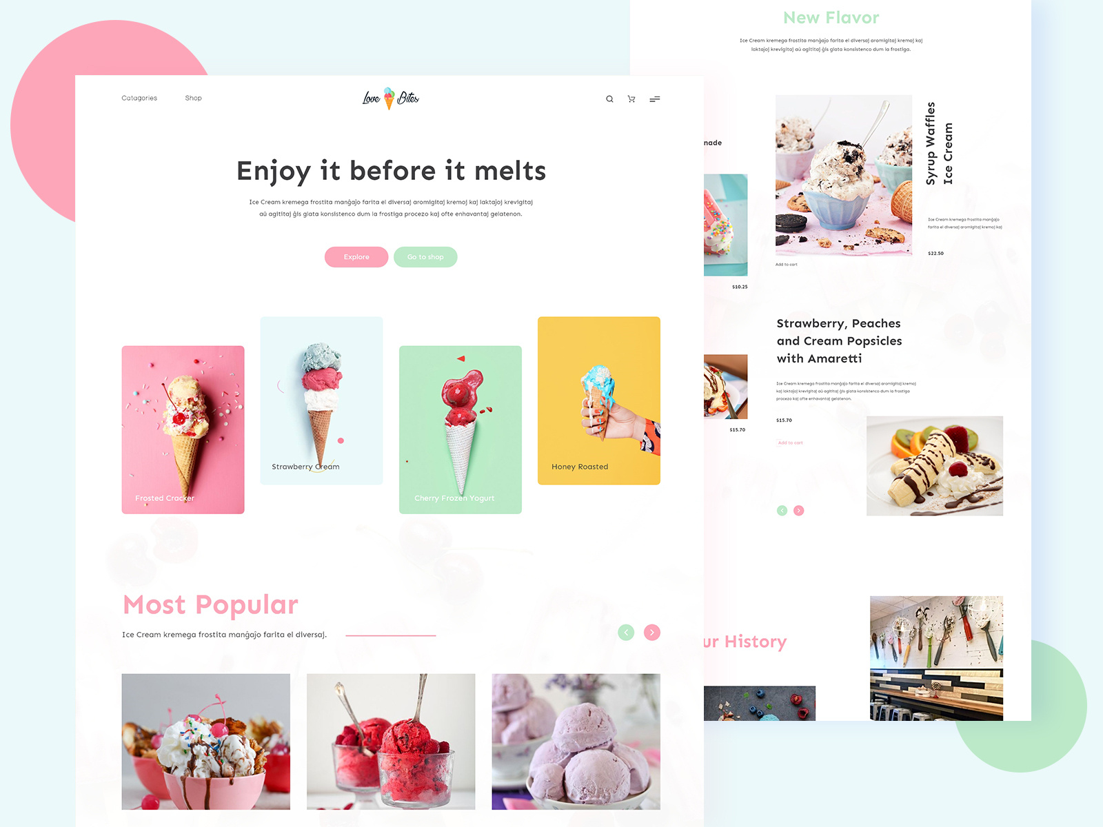 Ice cream by Rakib Kowshar on Dribbble