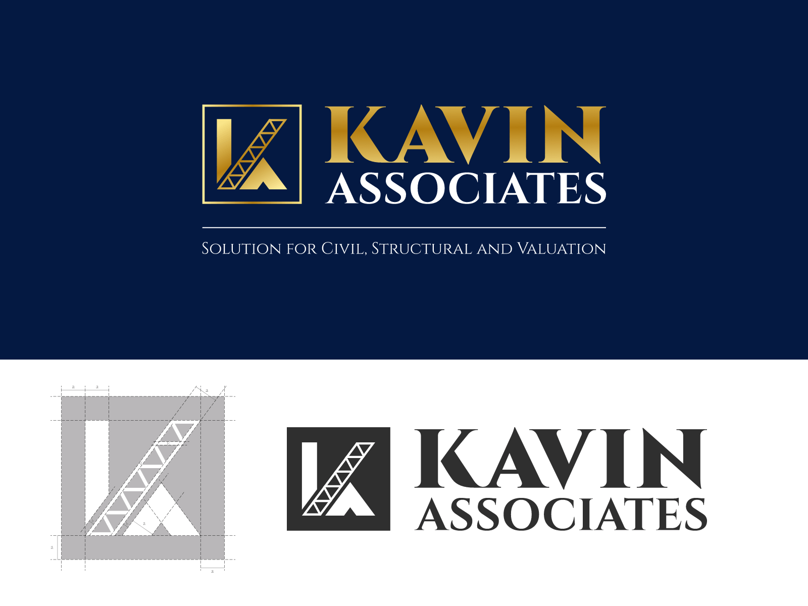 Branding - Kavin Associates by Balaji Nant on Dribbble