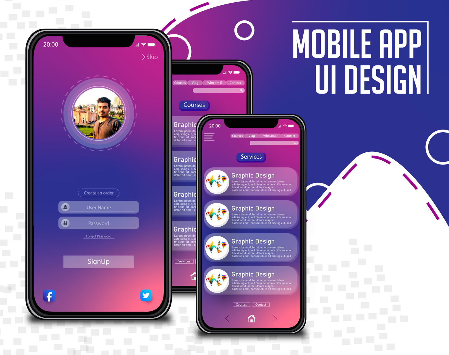 Mobile App | UI Design by Hafizur Rahman on Dribbble