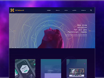 Website splash screen by chester yong on Dribbble