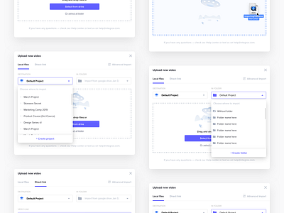 Uploading Widget by Max Burlak on Dribbble