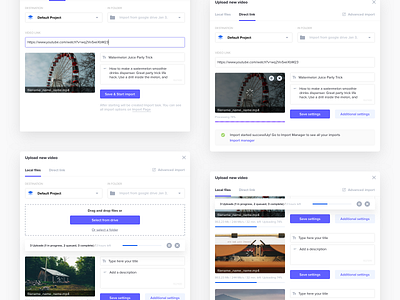 Uploading Widget by Max Burlak on Dribbble