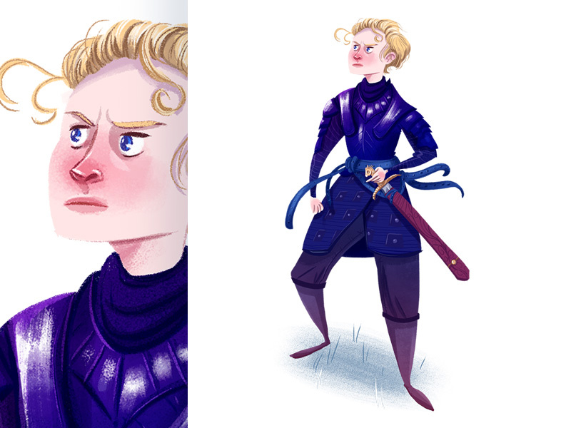 Brienne of Tarth by Michelle Ouellette on Dribbble