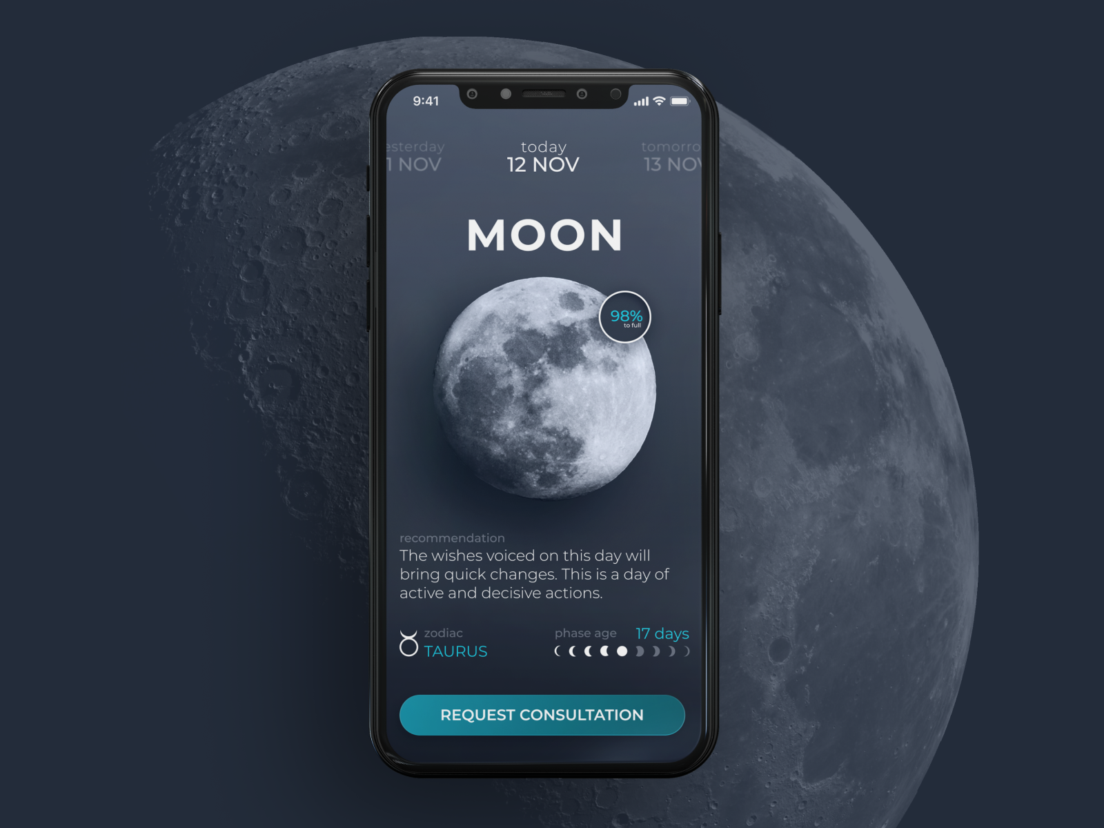 Astrology App by Natalka Mamchur on Dribbble